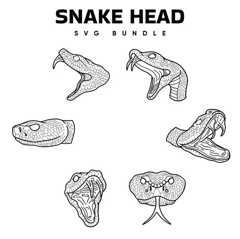 Printable Snake Head Template