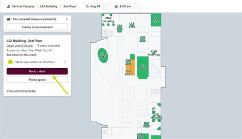Reserve Desk For Multiple Days U M Lsa Lsa Technology Services