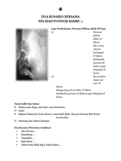 Doa Rosario Peristiwa Gembira Pdf