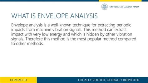 Envelope Analysis Kelompok 7 Getaran Mekanik Kelas 3 Ppt