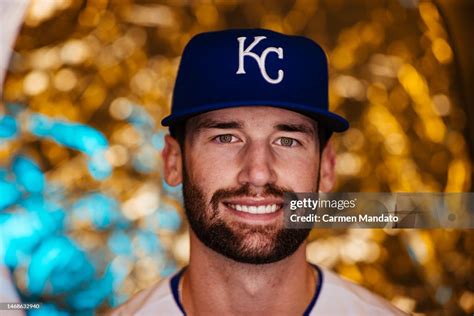Tyler Gentry Of The Kansas City Royals Poses For A Photo On Media Day