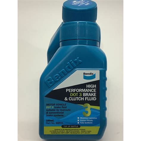 Bendix Brake Fluid Dot3 160ml Shopee Philippines