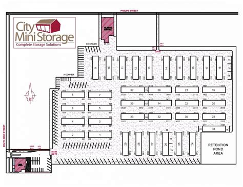 Facility Maps City Mini Storage