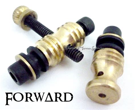 Solid Brass 8 32 Complete Binding Post Set Forward Tattoo