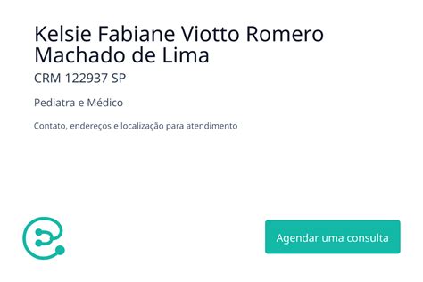 Kelsie Fabiane Viotto Romero Machado De Lima Pediatra Em Assis Sp