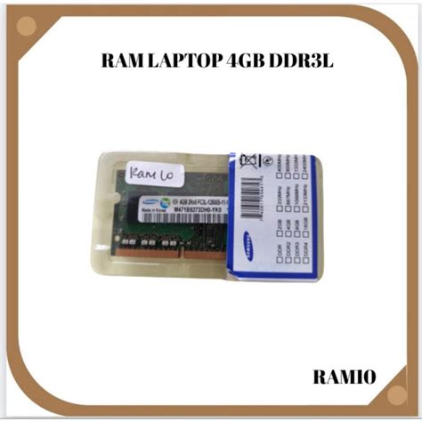 Jual Ram Laptop Ddr3L 4gb PC12800 Shopee Indonesia