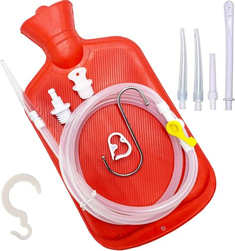 Jzcxword Enema Bag Kit For Colon Cleanse 6 3ft Silicone