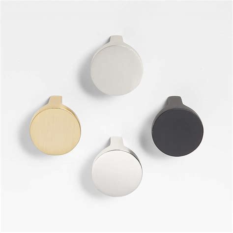 Flat Round Cabinet Knobs Crate And Barrel