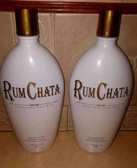 Set Of 2 1l Empty Rumchata Bottles With Lids Etsy