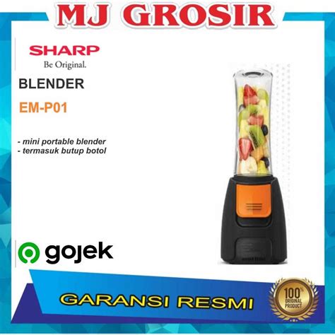 Jual Blender Mini Portable Sharp Emp 01 Shopee Indonesia