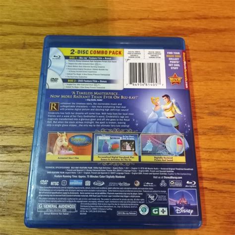 Disney Media Walt Disneys Cinderella Diamond Edition On Bluray Dvd Poshmark