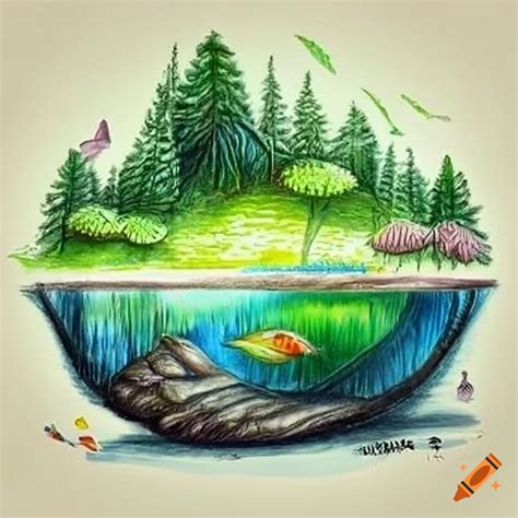 Free Ecosystem Drawings Download Free Ecosystem Drawings Png Images Free Worksheets On Clipart