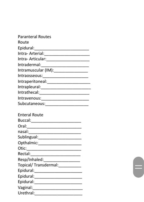 Solved Paranteral Routes Route Epidural Intra Arterial