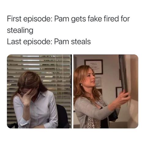 The Office Pams Evolution Pam From The Office Pam Office Quotes Pam Beasley Quotes