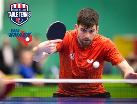 Mcbeath Aims To Be Star Of Texas After Major League Draft Table Tennis England