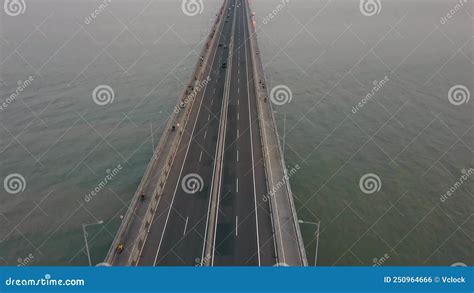 Suramadu Cable Suspension Bridge Surabaya Madura Stock Footage Video Of Nature Landmark