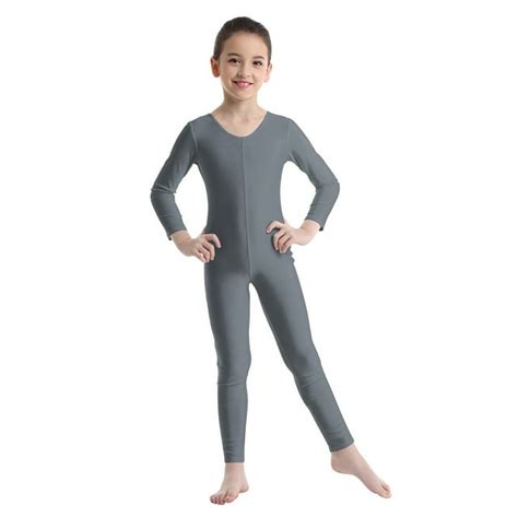 Kaerm Girls Full Body Long Sleeve Unitard One Piece Gymnastics Ballet