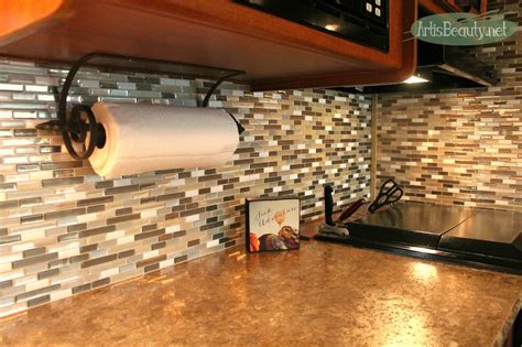 Art Is Beauty Easy Backsplash Makeover Using Smart Tiles