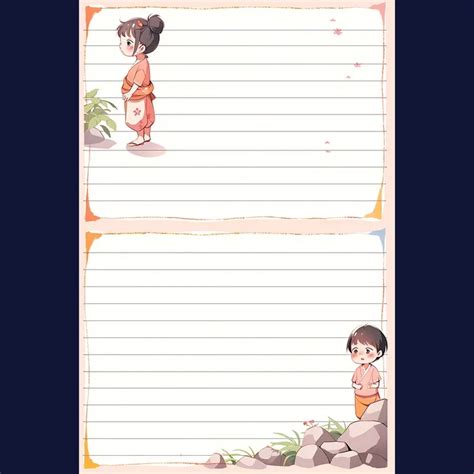 Cartoon Doodle Notepad Midjourney Prompt