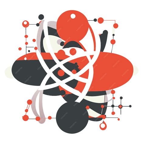 Premium Vector Atomic Structures And Their Interactions Vector