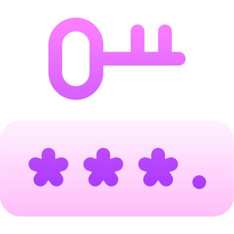 Password Basic Gradient Gradient Icon
