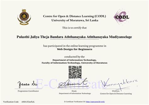 Pulasthi Aththanayaka On Linkedin Web Design For Beginners From Faculty Of Engineering