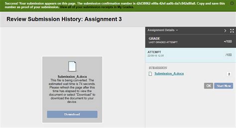 Blackboard Submitting An Assignment Elearning Support And Resources