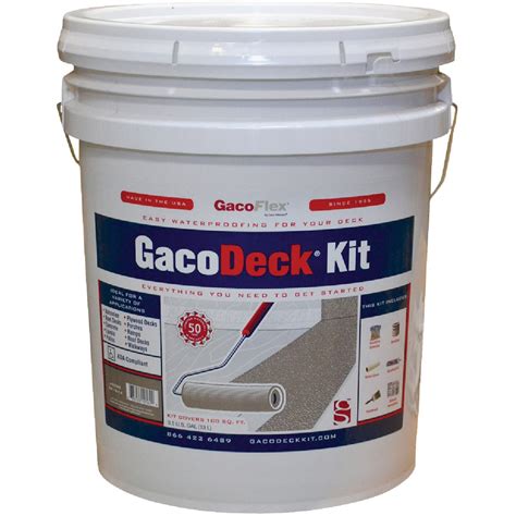Gacoflex Gacodeck Adobe Elastomeric Deck Coating 3 5 Gal Kit