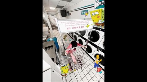 Spongebob Square Pants At The Laundry Mat Youtube