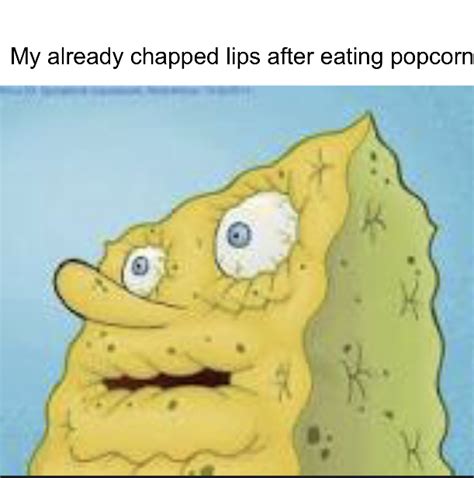 Spongebob Dry Lips