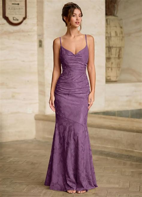 Leahenmo Wisteria Textured Floral Jacquard Prom Dress Azazie