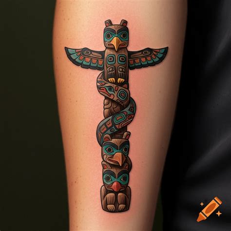 Totem Pole Arm Tattoos Native American Totem Pole Tattoo