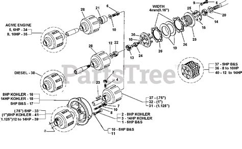 Bcs America 715 Bcs America Two Wheeled Tractor Disc Clutch Sn 85535 And Above Parts Lookup