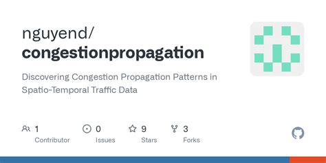 Github Nguyend Congestionpropagation Discovering Congestion