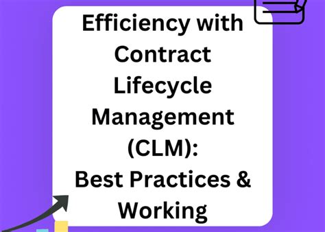 Efficiency With Contract Lifecycle Management Clm Best Practices And Working Spotsaas Blog