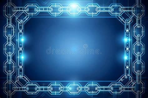 Ai Powered Blockchain Border Frame Concept As A Clean Border Frame