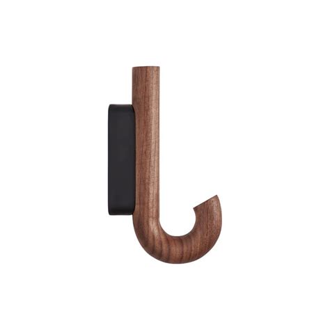 Gejst Hook Hanger Mini Walnut Black Finnish Design Shop Ie