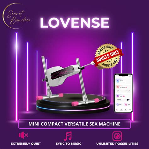 Lovense Mini Sex Machine Compact Versatile App Controlled Shopee Singapore