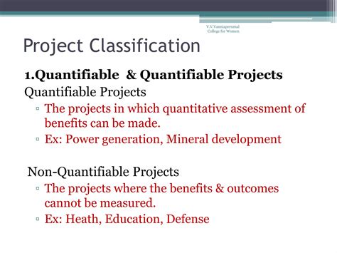 Project Identification And Classification Pptx Business Business