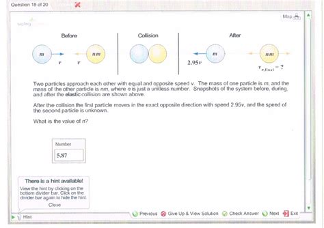 Solved Two Particles Approach Each Other With Equal And
