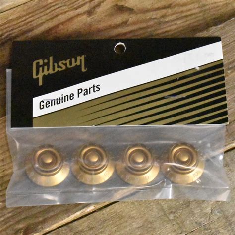 Gibson Top Hat Knobs Gold 4 0711106550343