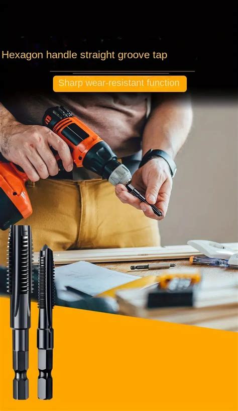 Machine Tap Wire Tapping Large Full Hexagonal Handle End Temu New Zealand