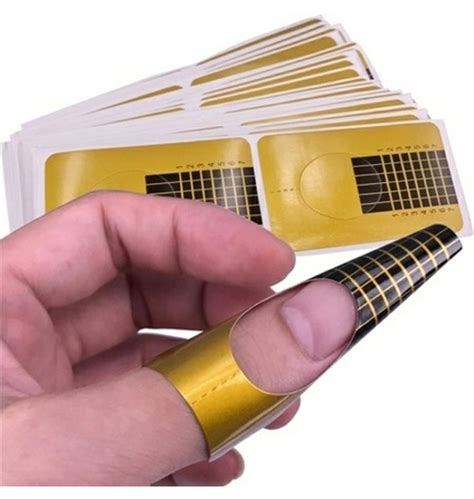 네일 손톱 연장 확장 팁 테입 아크릴 폼 파츠 재료 아트 그리기 가이드 스티커 100pcs 티몬