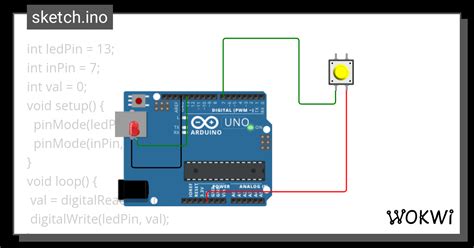 Switch 1 Wokwi Esp32 Stm32 Arduino Simulator