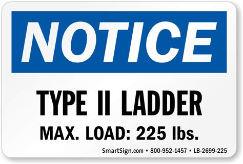 Ladder Safety And Warning Labels Affordable Yet Durable