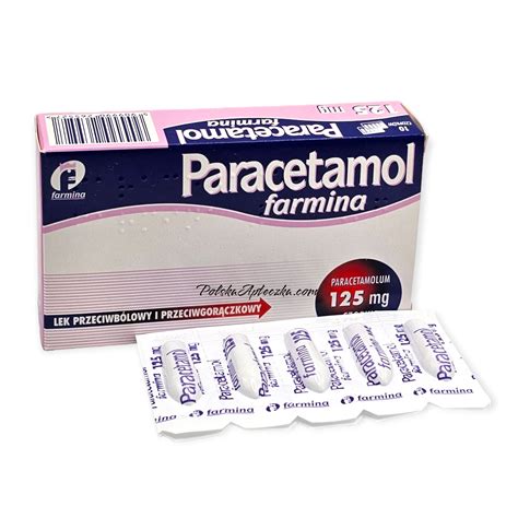 Paracetamol 125mg 10 Suppositories Apteczka