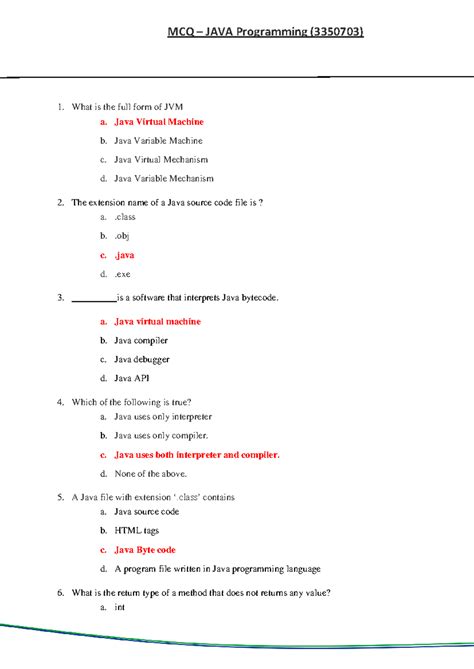 Java Programming 3350703 Java Programming Gtu Studocu
