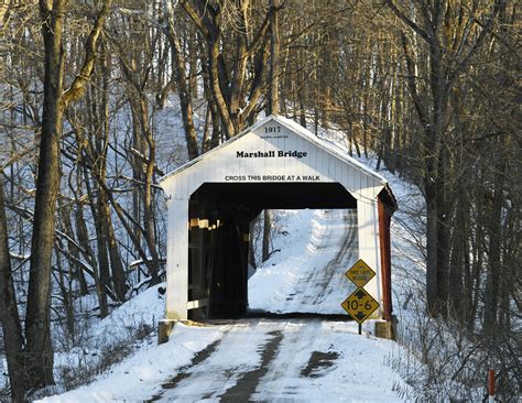 You Wont Believe The Winter Scenery On This Western Indiana Drive