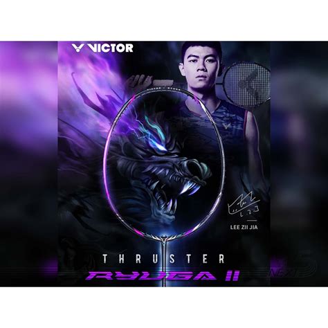 Victor ไม้แบดมินตัน รุ่น Tk Ryuga Ii ฟรีเอ็น ซอง กริปยาง Shopee Thailand