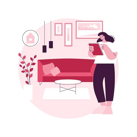 Premium Vector Home Staging Abstract Concept Vector Illustration
